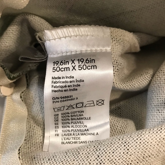 H&M | Accents | H M Banana Leaf Print Pillow Cover | Poshmark